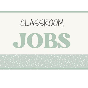 Boho Rainbow Classroom Jobs Chart | Editable Student Helper (canva, PDF ...