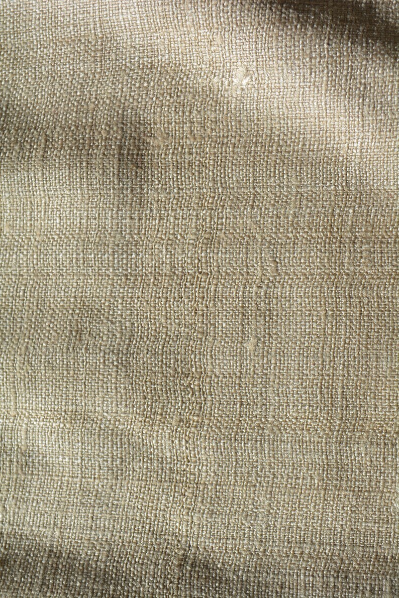 Raw Silk Noil Fabric Natural 47