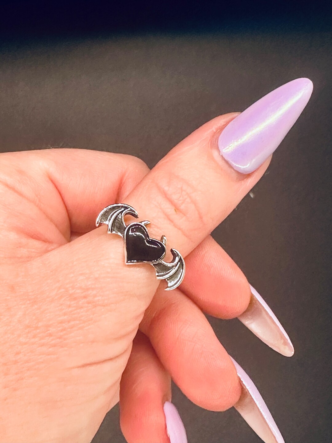 Y2k Rings Grunge Rings Fairycore Rings Y2k Jewelry Gothic Heart Fairy ...