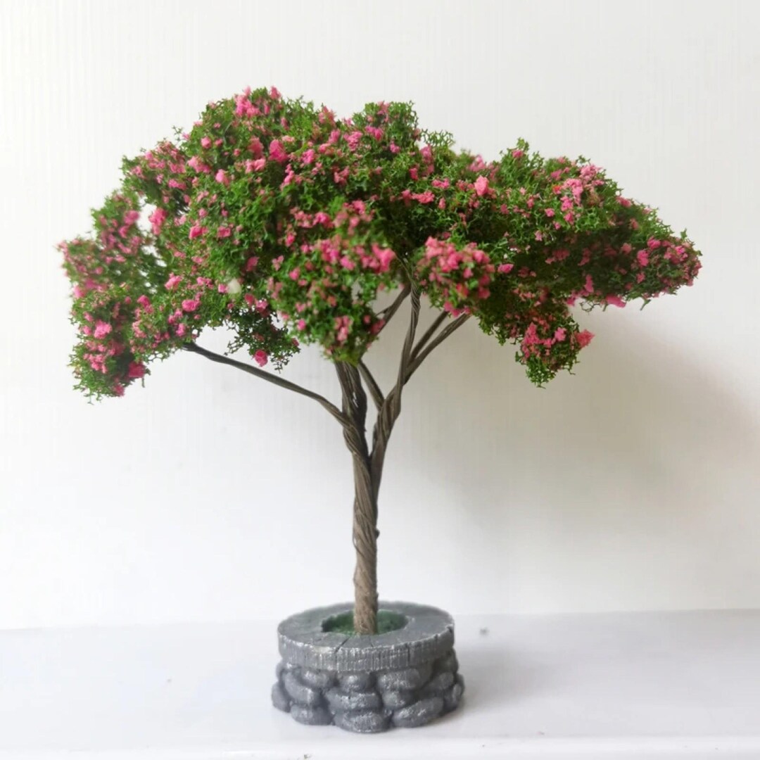 Miniature Cherry Blossom Tree: Japan Style Diorama Model, 12cm - Etsy