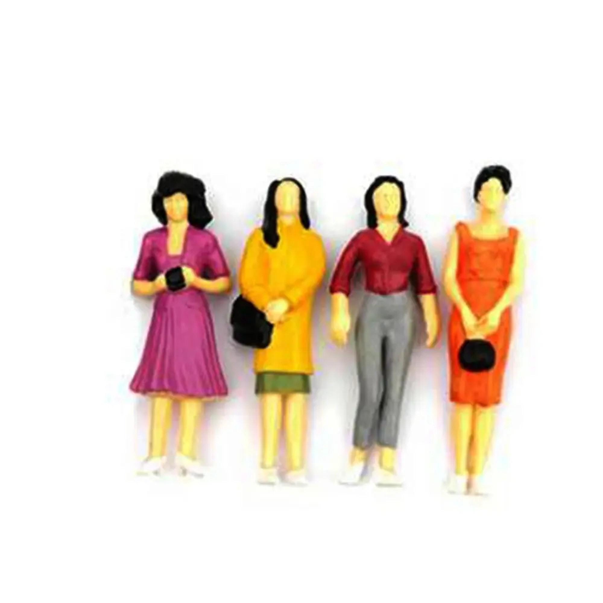 Miniature People Figures: Model Train Scenery, Diorama Passengers - 100 ...