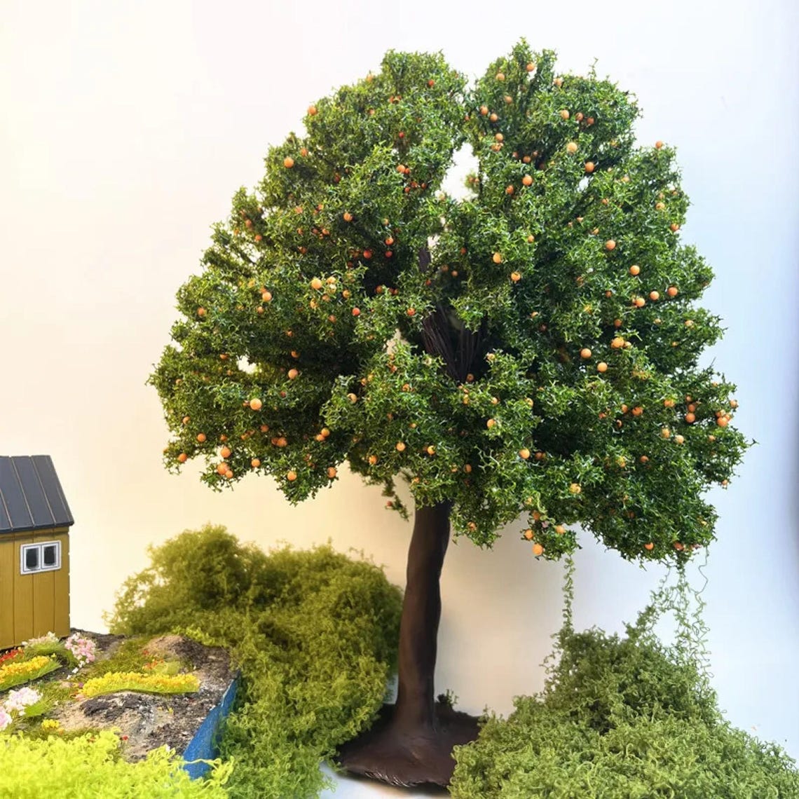 DIY Miniature Fruit Tree Model: Diorama, Dollhouse, and Railway Scenery ...