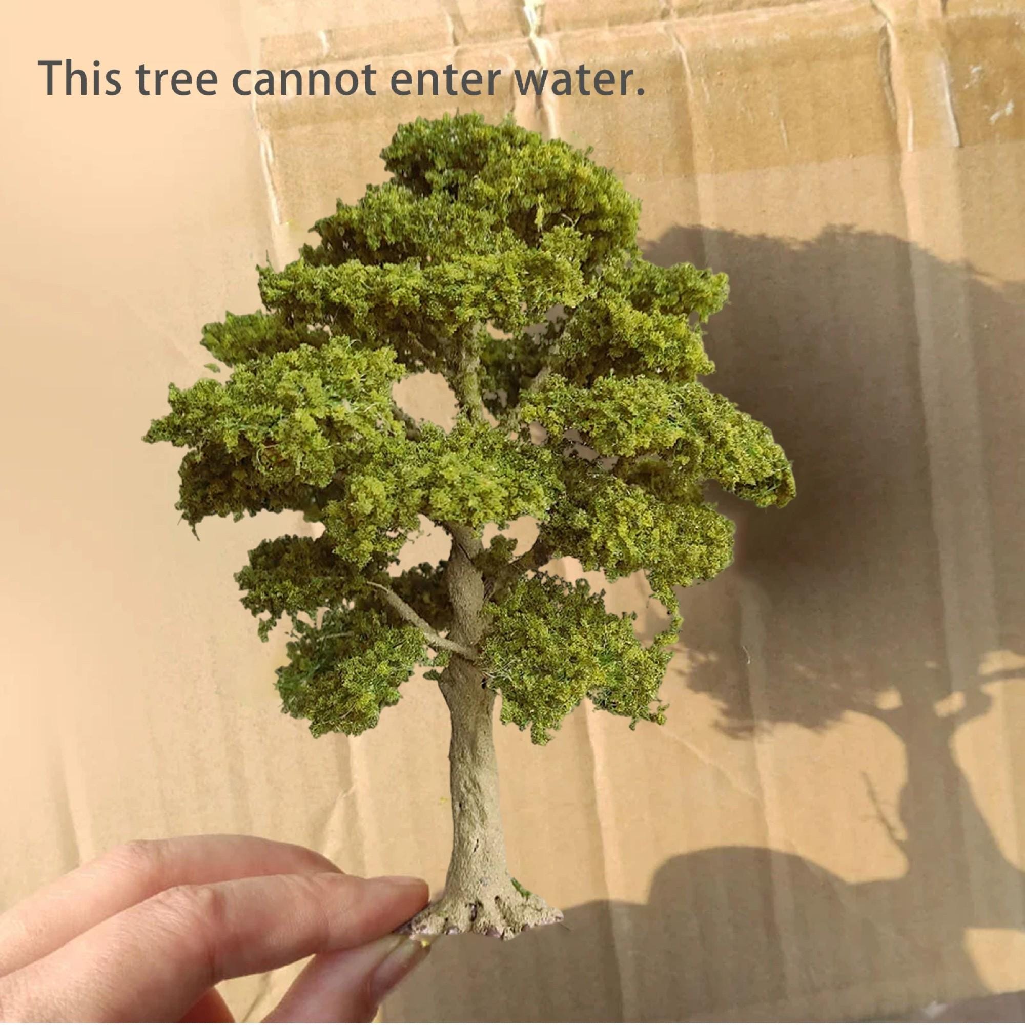 Miniature Autumn Tree: HO/OO Scale Model Train Scenery (10-15cm) - Etsy