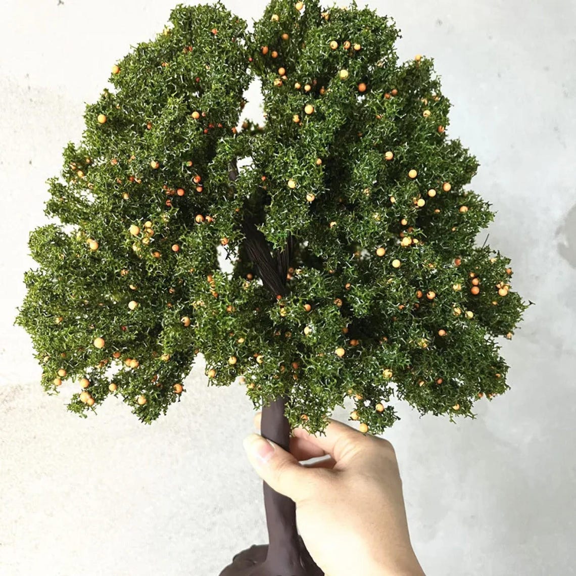 DIY Miniature Fruit Tree Model: Diorama, Dollhouse, and Railway Scenery ...