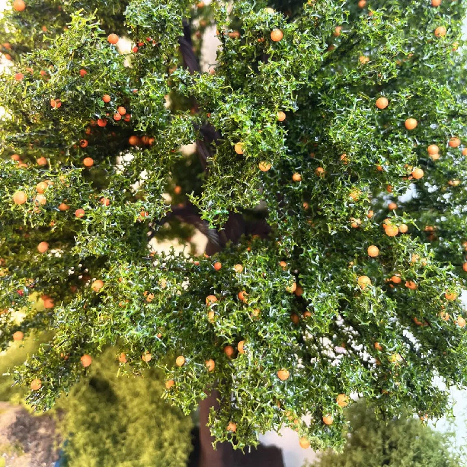 DIY Miniature Fruit Tree Model: Diorama, Dollhouse, and Railway Scenery ...