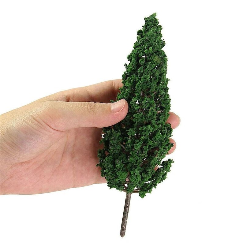 10 Pcs Model Pine Trees, Diorama Scenery (1:25 Scale) Craft Supply. - Etsy