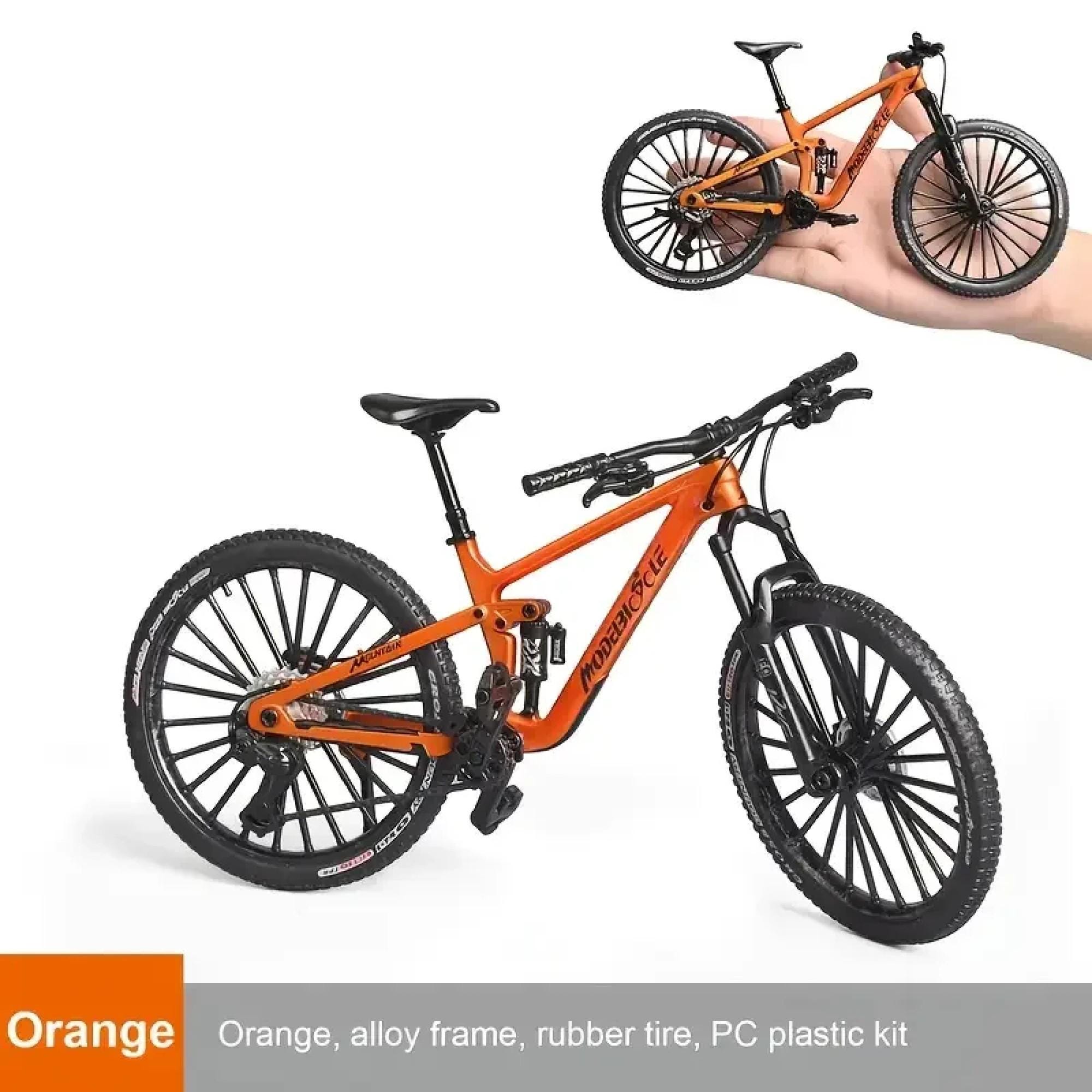 1:8 Mini Alloy Bicycle Diecast Model, Metal Mountain Finger Bike Toy ...