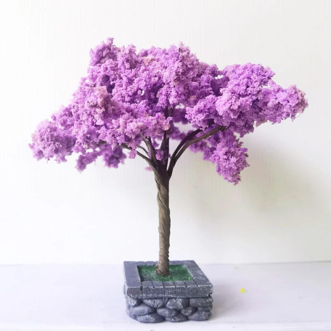 Miniature Cherry Blossom Tree: Japanese Diorama Model, 12cm - Etsy