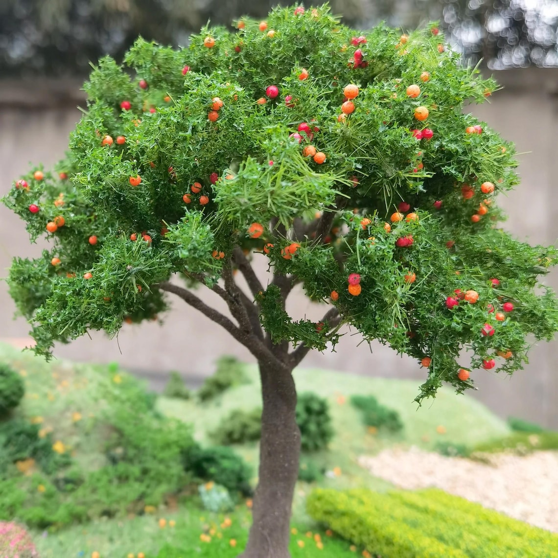 Miniature Fruit Tree Model: Diorama, Dollhouse, Train Scenery - Etsy