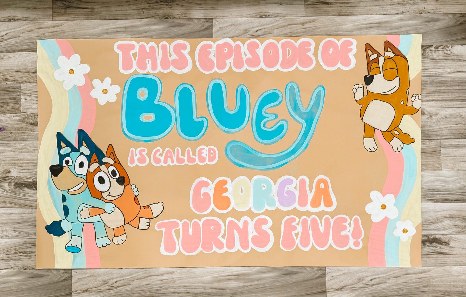 Hand-painted Banner, Custom Event Decor, Personalized Party Banner ...