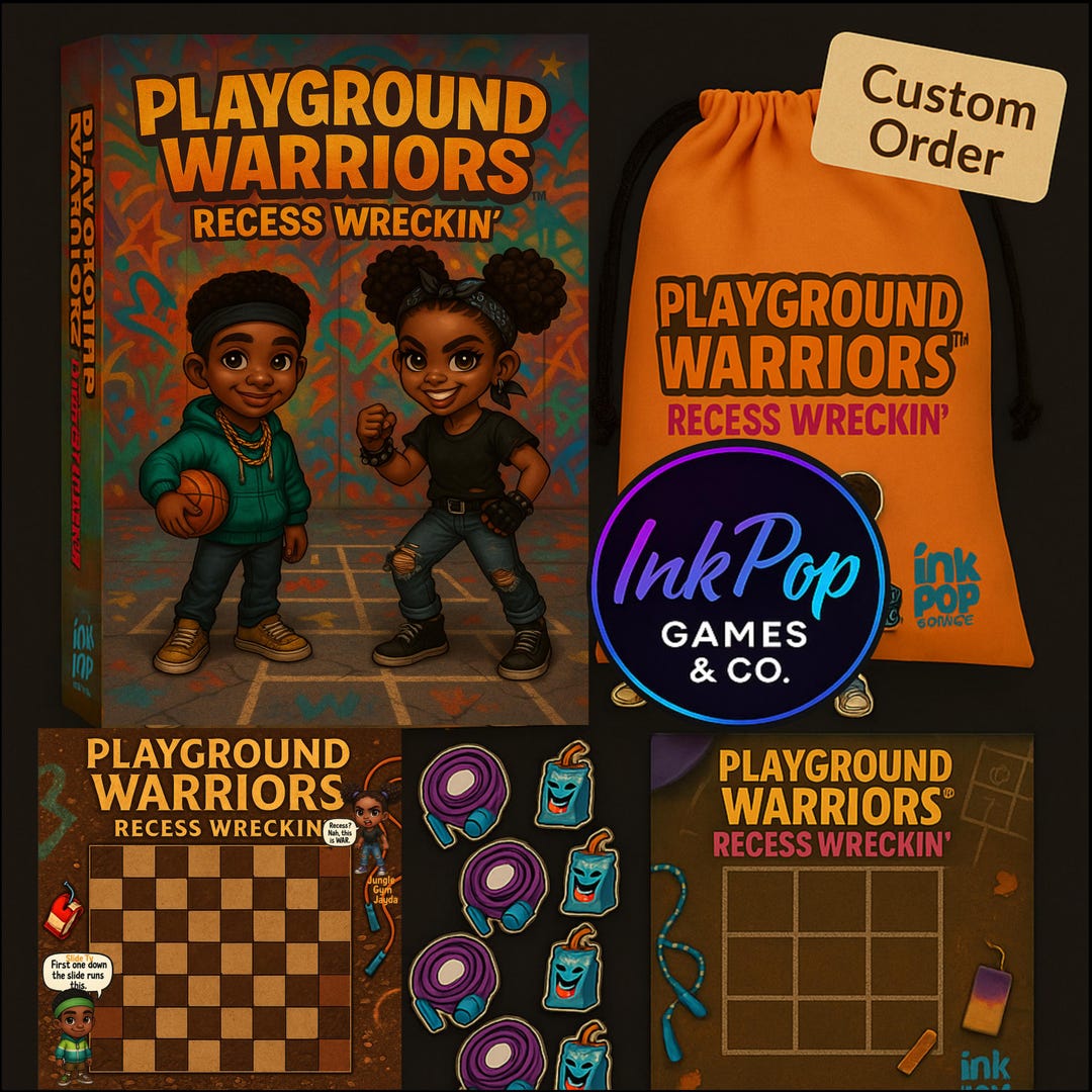 Playground Warriors™: Recess Wreckin’ Game Bundle – Custom Checkers ...