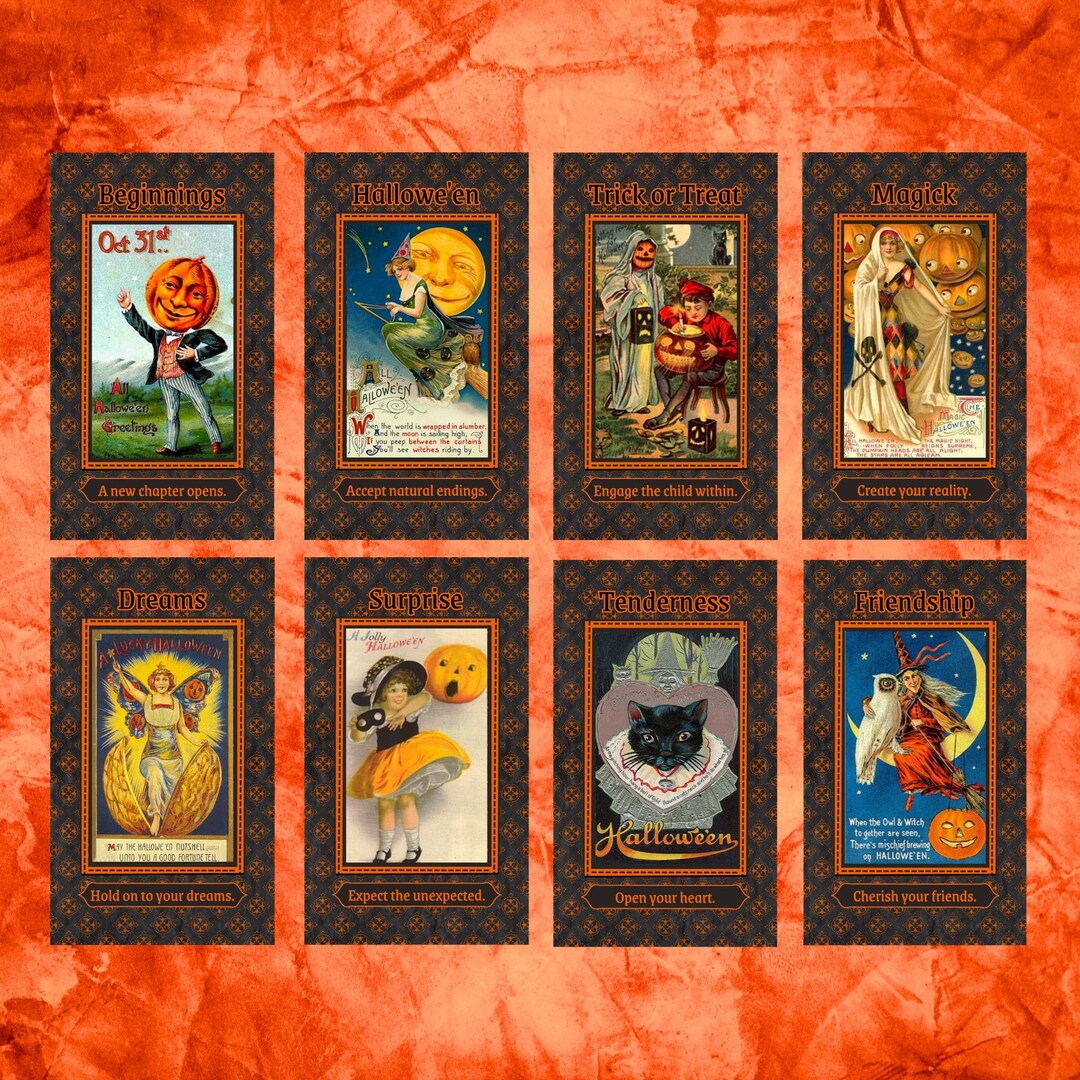 The Old World Halloween Oracle Card Deck | 53 Cards | E-instructions ...