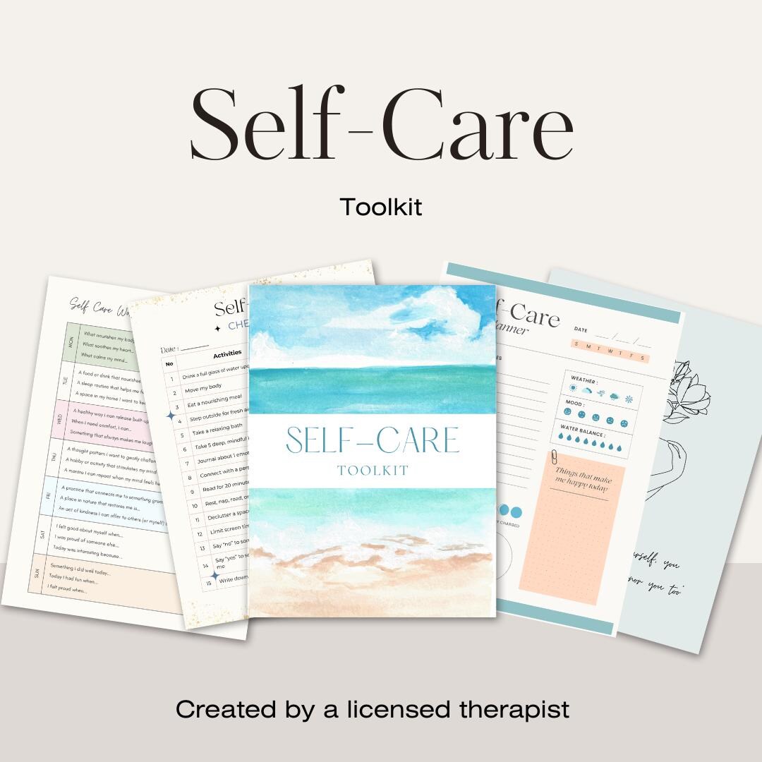 Self-care Toolkit: Printable Worksheets & Checklist (digital Download ...