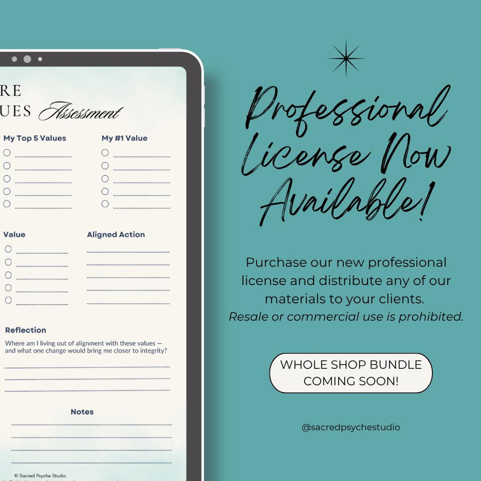 Core Values Assessment | Identify Your Values Worksheet | Therapy and ...