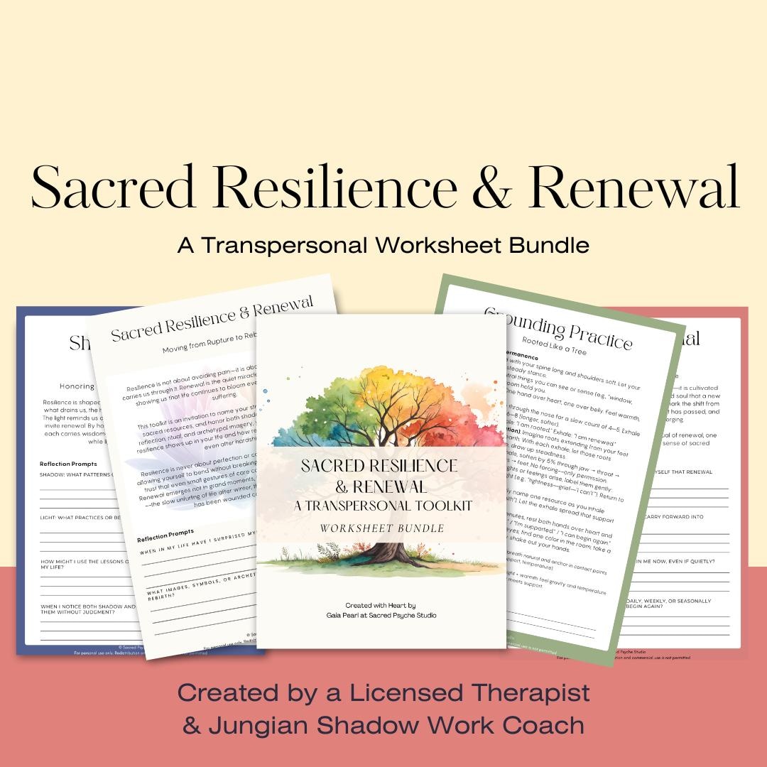 Sacred Resilience Printable Worksheets: Healing & Reflection Journal ...
