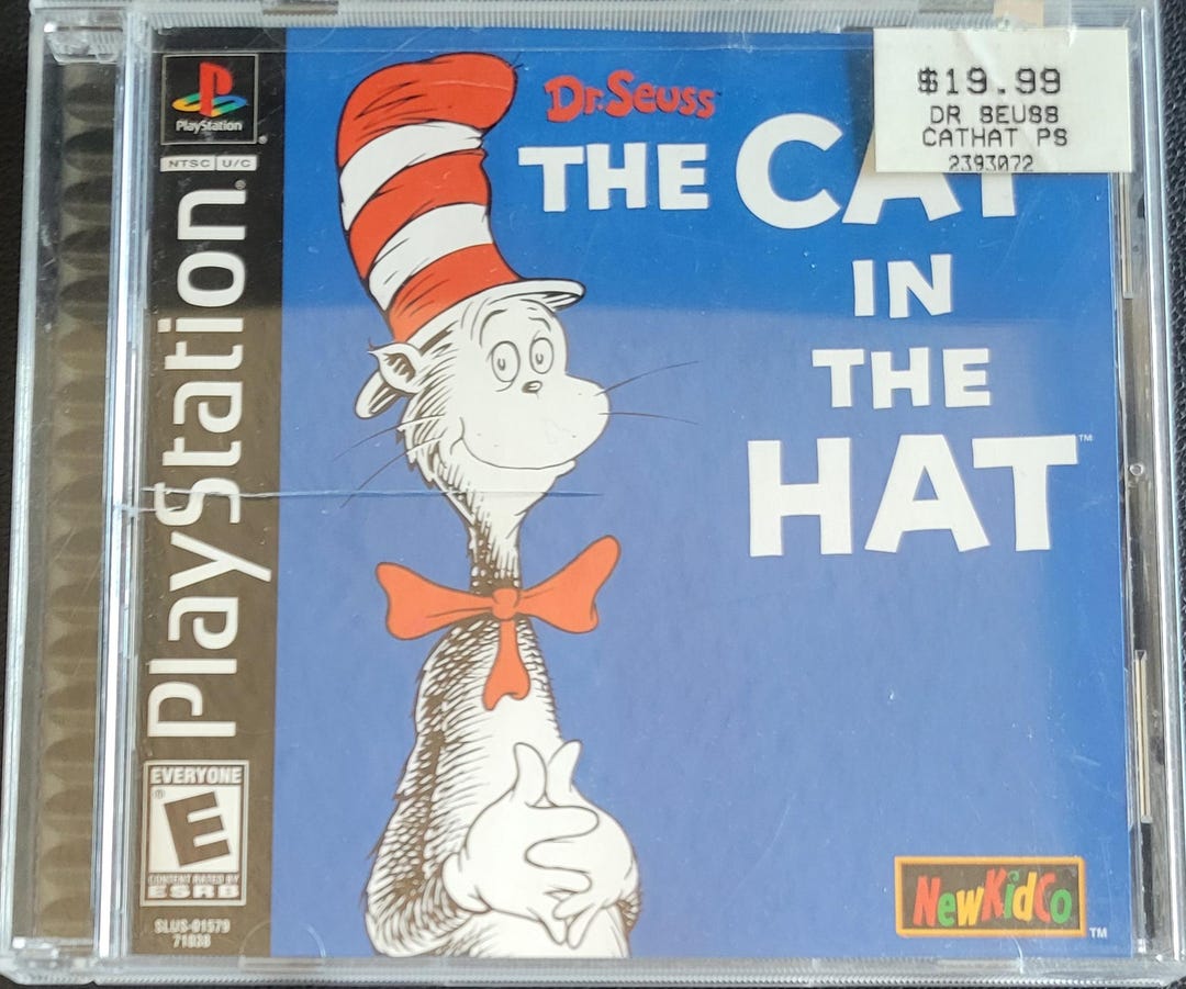The Cat in the Hat – Sony Playstation 1 PS1 (1995) – Complete in Box ...