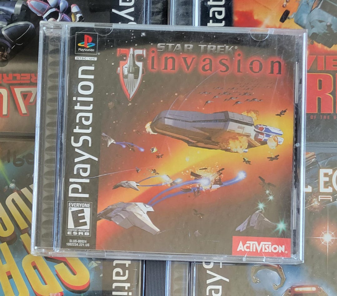 Star Trek: Invasion - Complete in Box (CIB) - Sony Playstation 1 PS1 ...