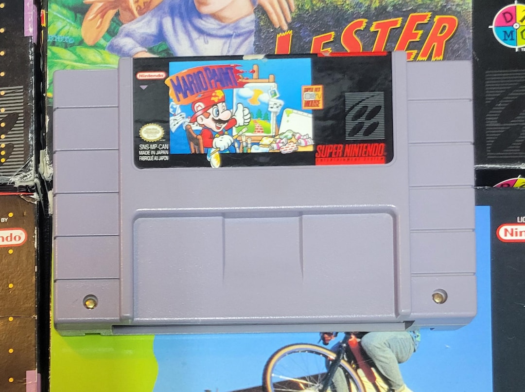 Mario Paint (authentic) – SNES – Super Nintendo System NTSC Cartridge ...