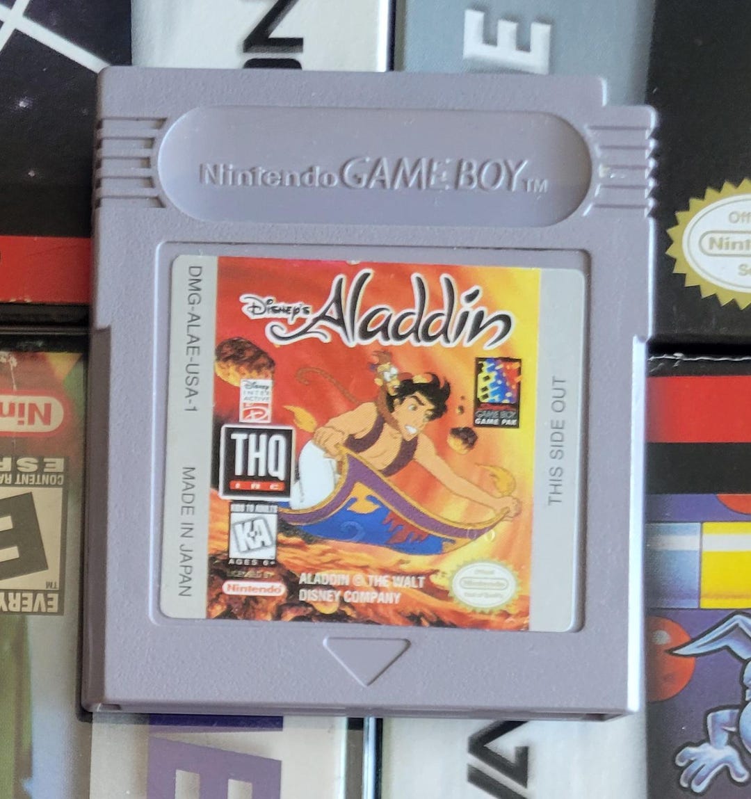 Disney’s Aladdin - Cartridge Only - Nintendo Game Boy (1994) - Good ...