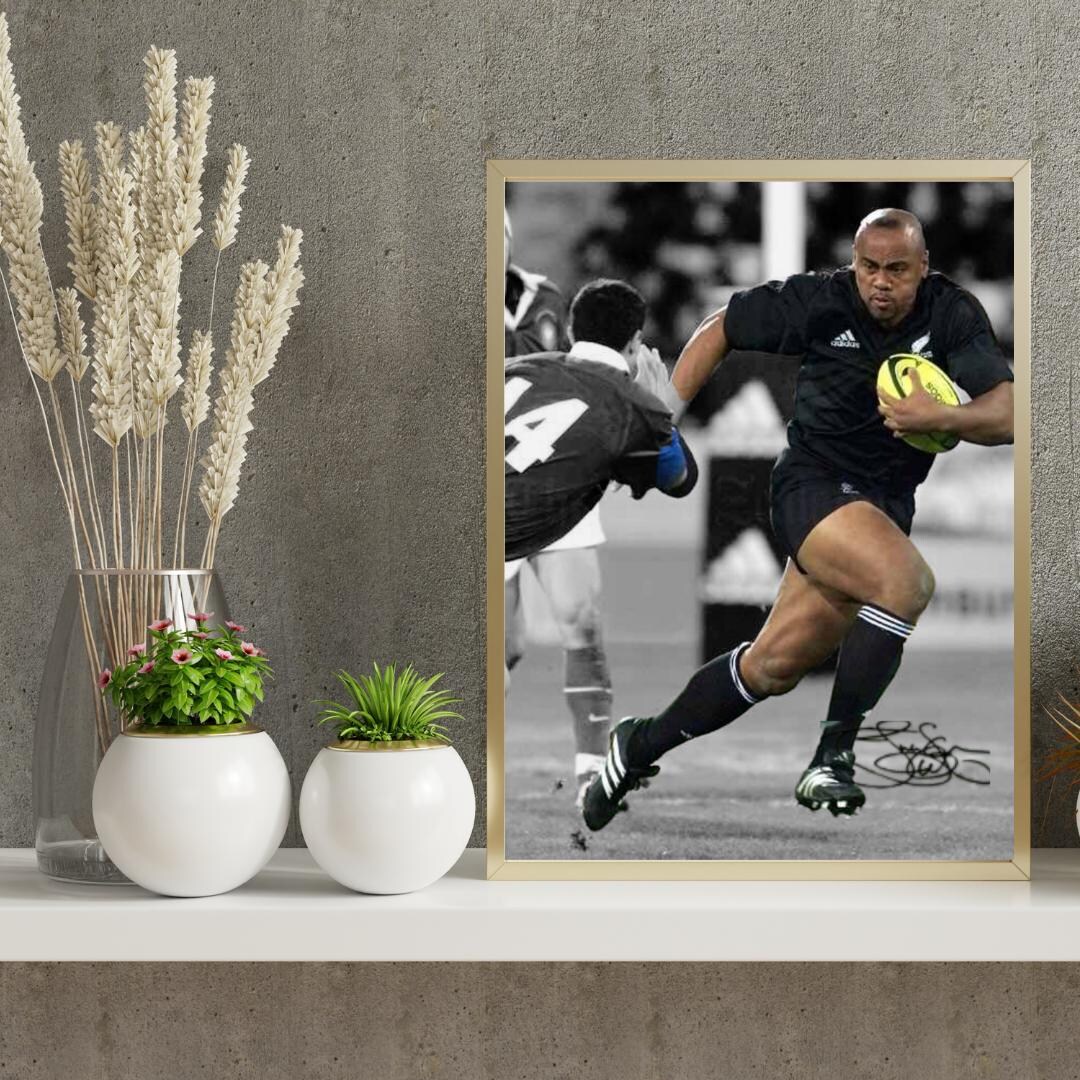 Jonah Lomu Rugby Legend Art Print | Signed Style, All Blacks Icon - Etsy
