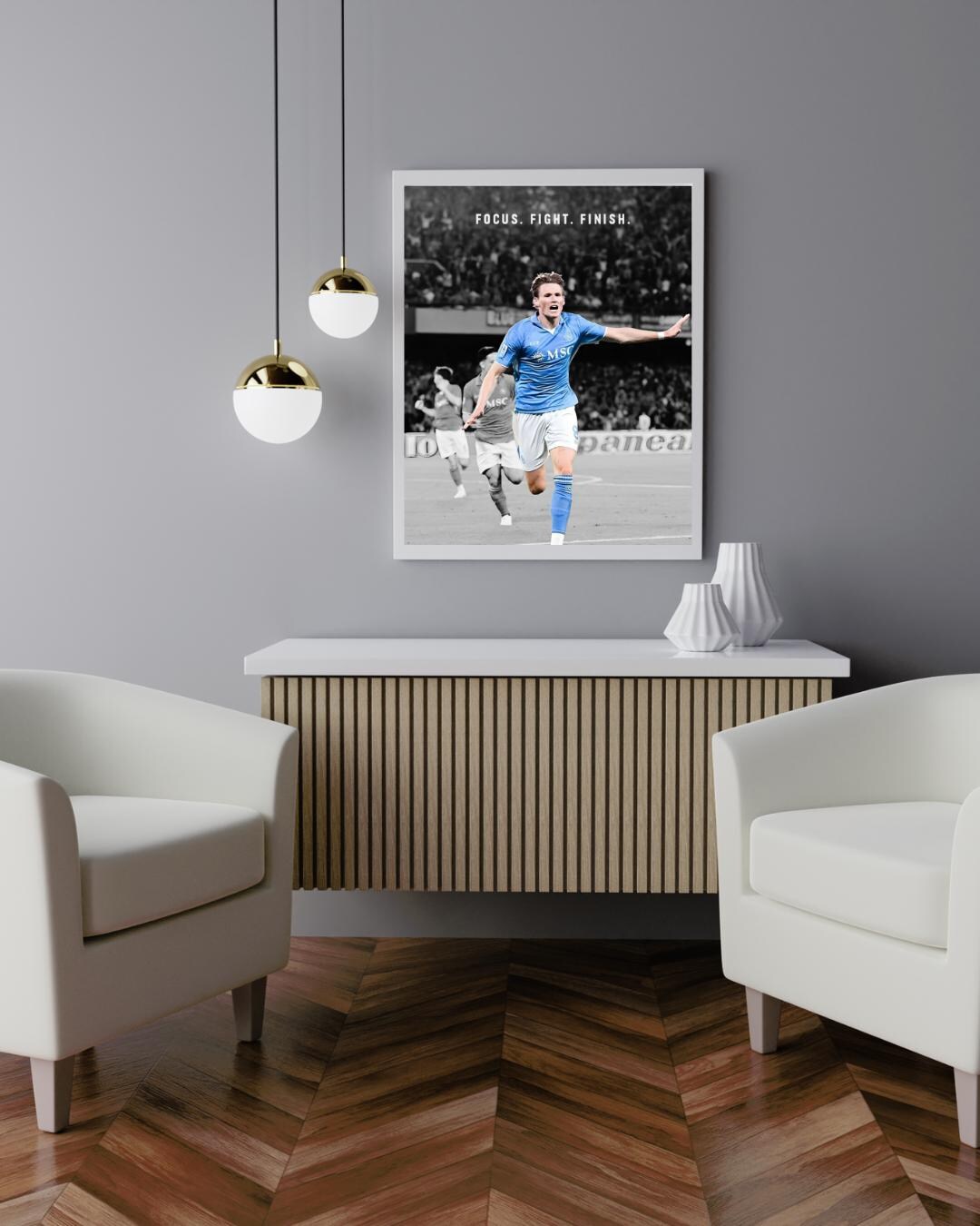 Scott Mctominay Motivational Poster | Focus Fight Finish | Football ...