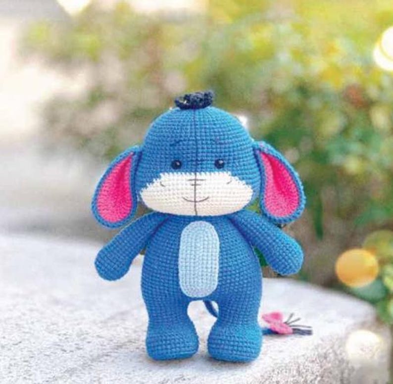 Igor the Donkey Crochet Pattern PDF, Amigurumi Donkey Plush Tutorial ...