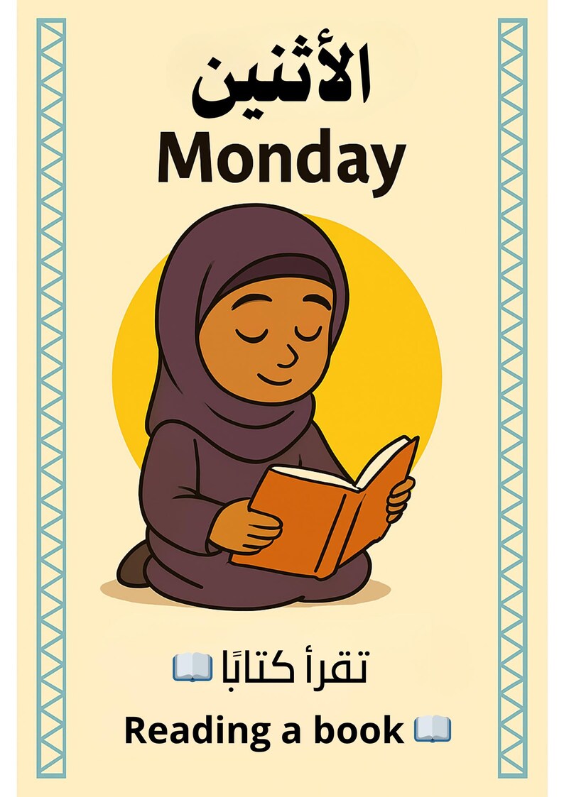 Your Child’s Ideal Week – Printable Bilingual Routine Chart | Fun ...