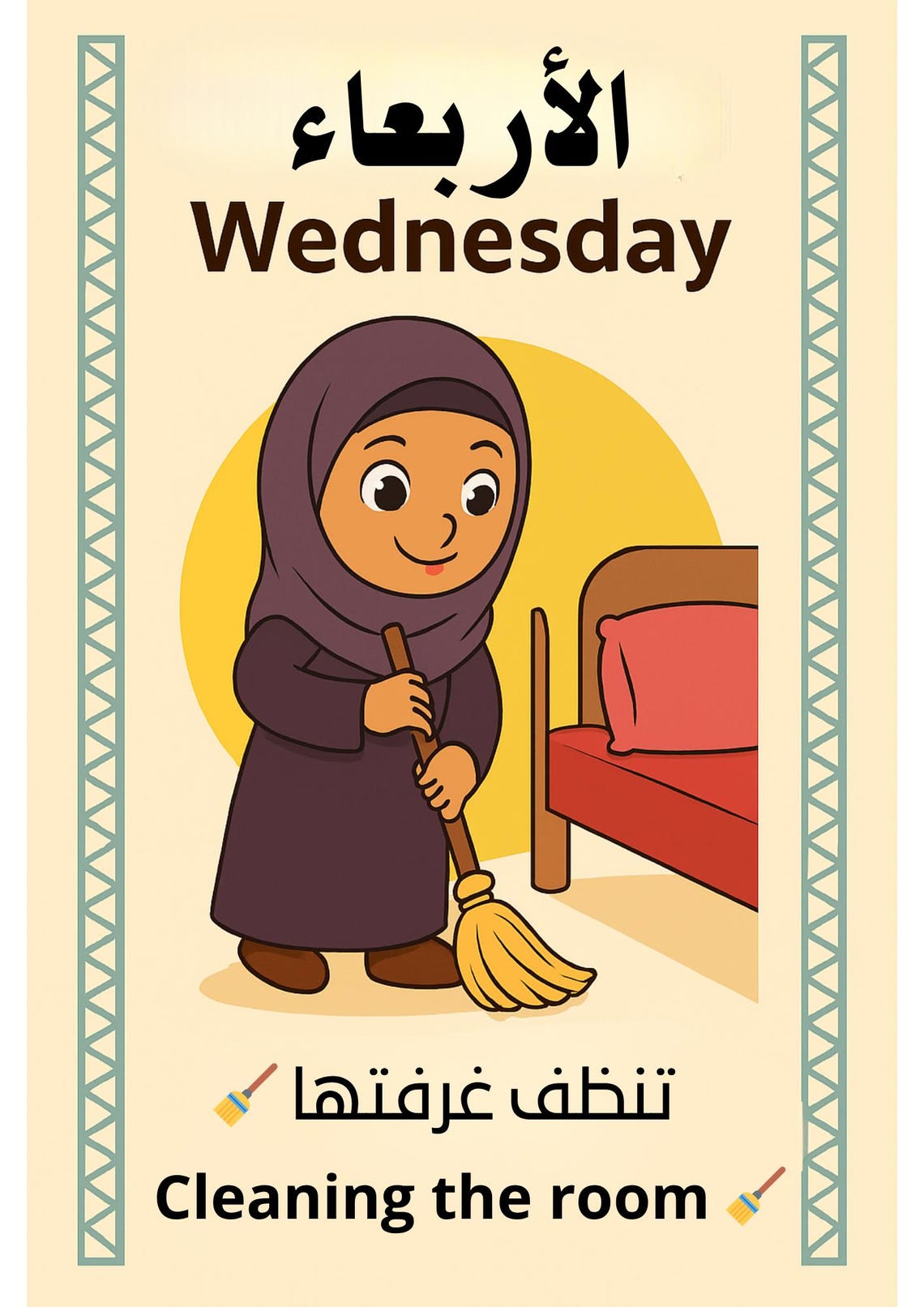 Your Child’s Ideal Week – Printable Bilingual Routine Chart | Fun ...