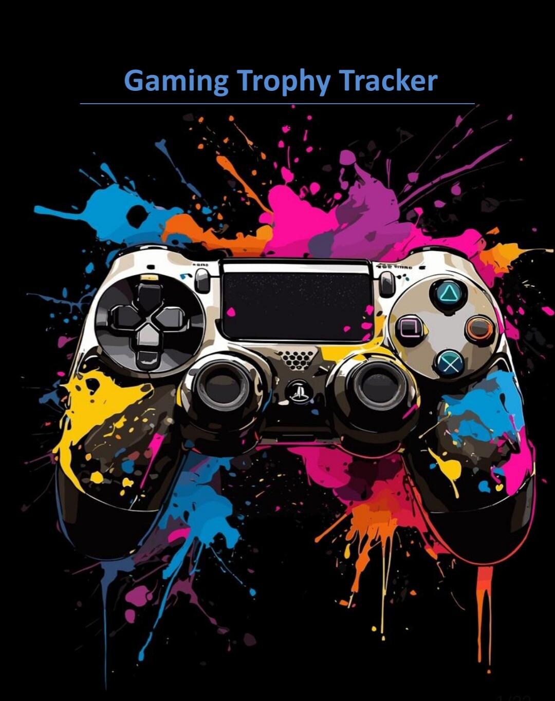 Gaming Trophy Tracker | Printable & Digital Log for Gamers | Track ...