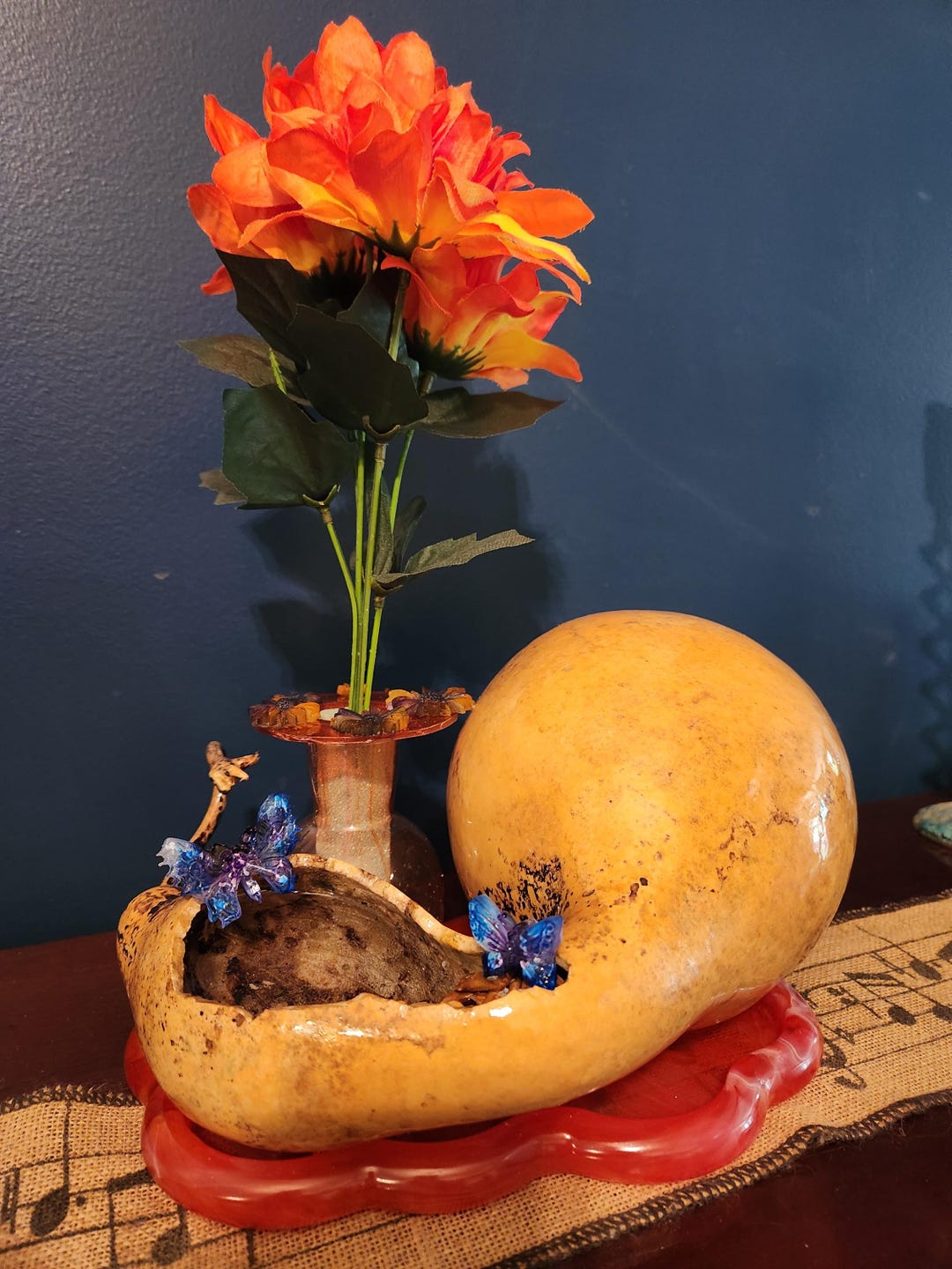 Gourd Meets Resin Vase - Etsy