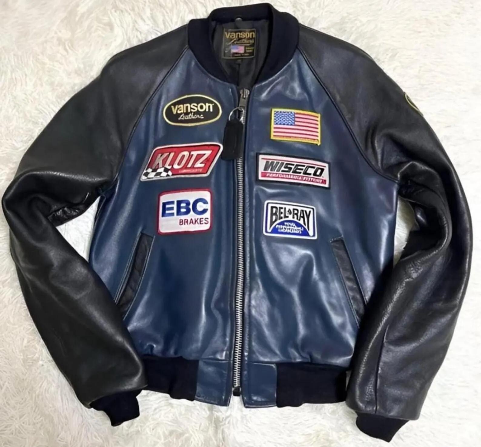 New Vanson Leather Biker Jacket Vanson Leather Jacket With Iconic ...