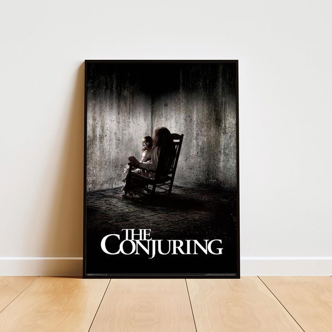 The Conjuring Chair Poster Hauntingly Beautiful Design for Horror Movie ...