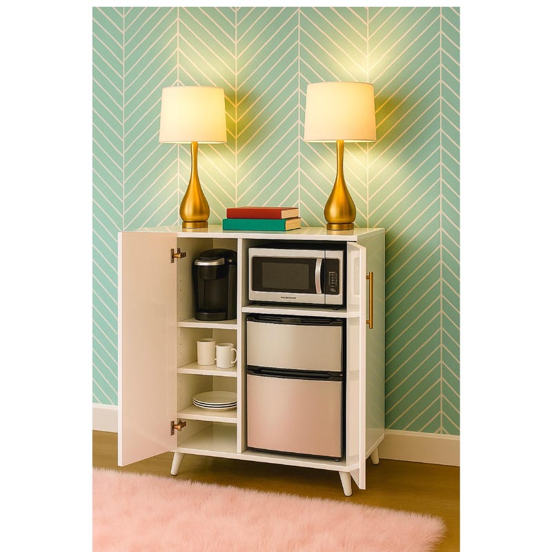 Mini Fridge Bar Cabinet - Etsy