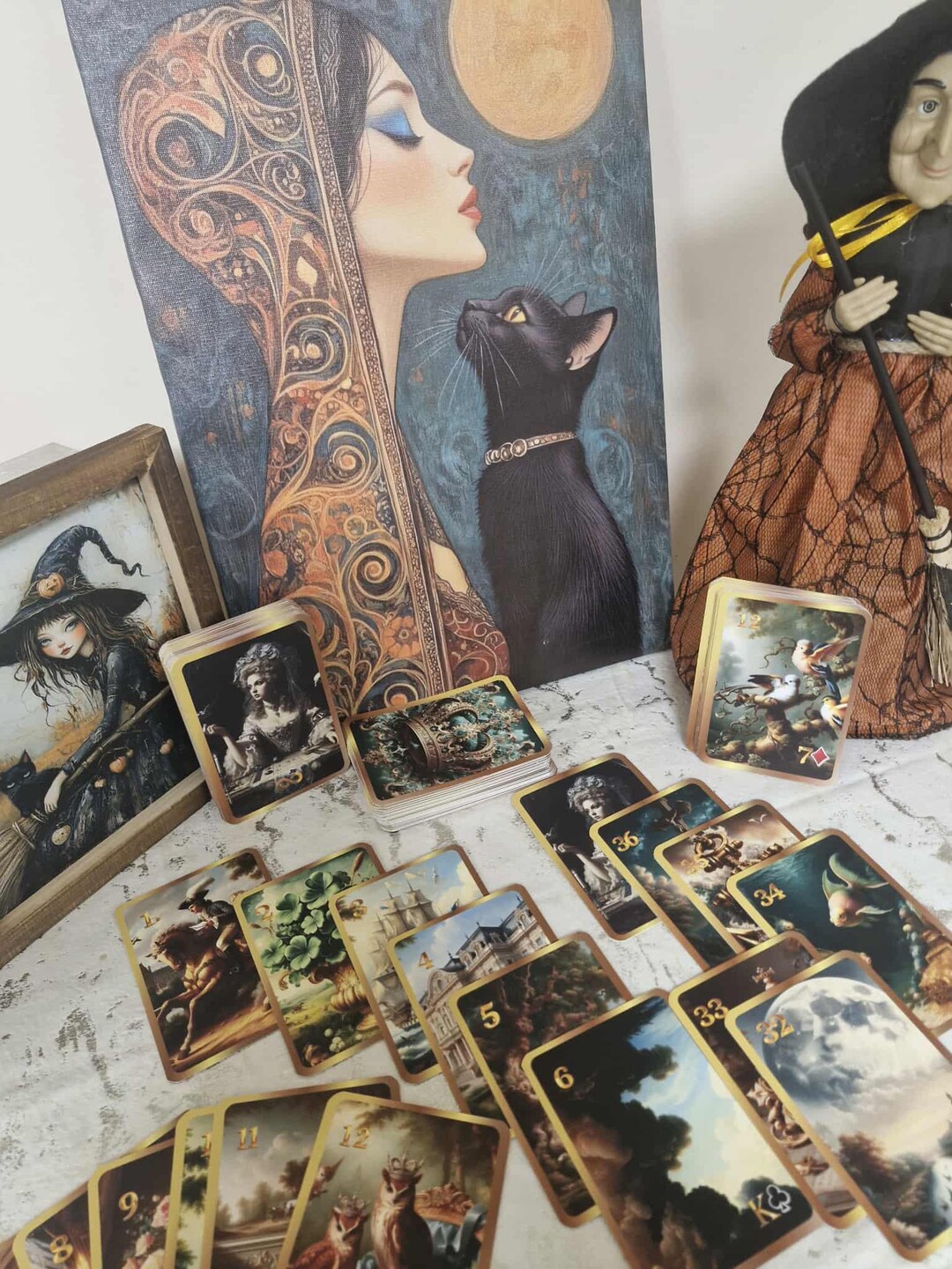 Royal Lenormand Spelling Cards..authorised by Ingrida Supsinskiene.. - Etsy