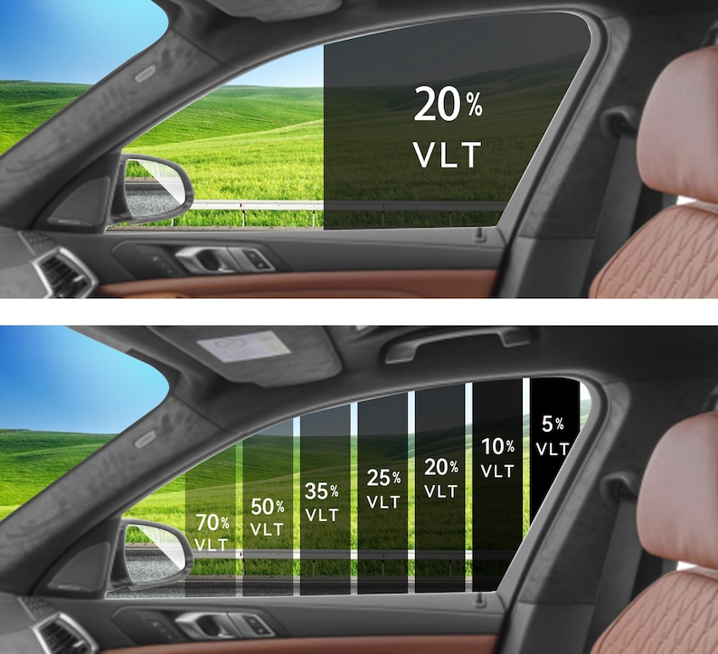 Precut Window Film for Cadillac SRX 2004-2009 UV-IR Blocking Two Ply ...