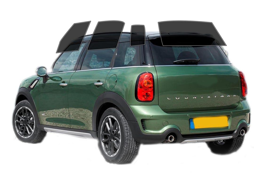 Precut Window Film for Mini Countryman 2011-2016 UV-IR Blocking Two Ply ...