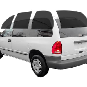 Precut Window Film Dodge Grand Caravan 1996-2000 UV-IR Blocking Two Ply ...