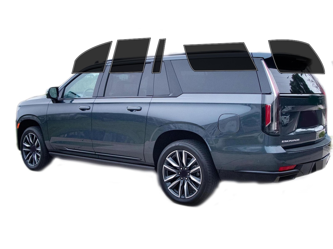 Precut Window Film for Cadillac Escalade ESV 2021-2025 UV-IR Blocking ...