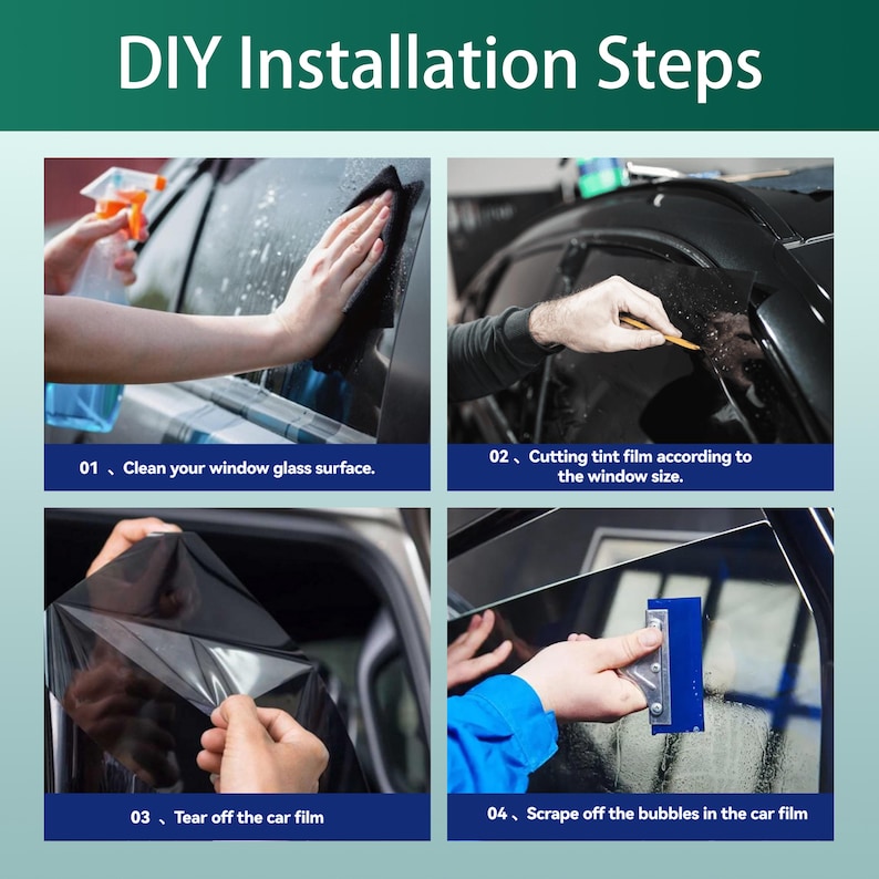 Precut Window Film for Alfa Romeo Giulia 2017-2024 UV-IR Blocking Two ...