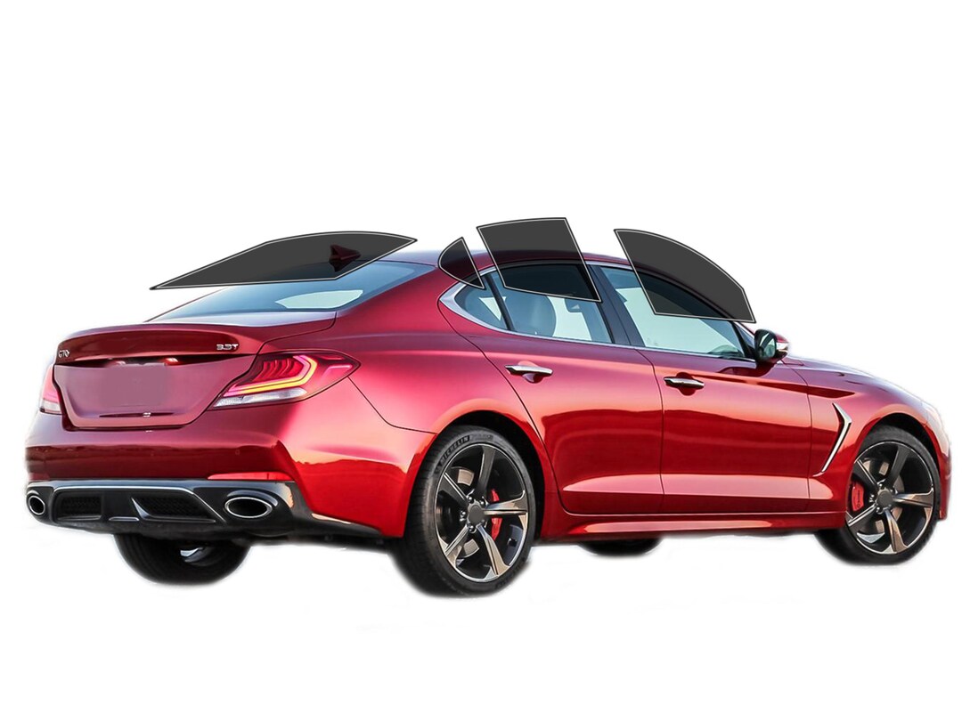 Precut Window Film for Genesis G70 2019-2023 UV-IR Blocking Two Ply Car ...