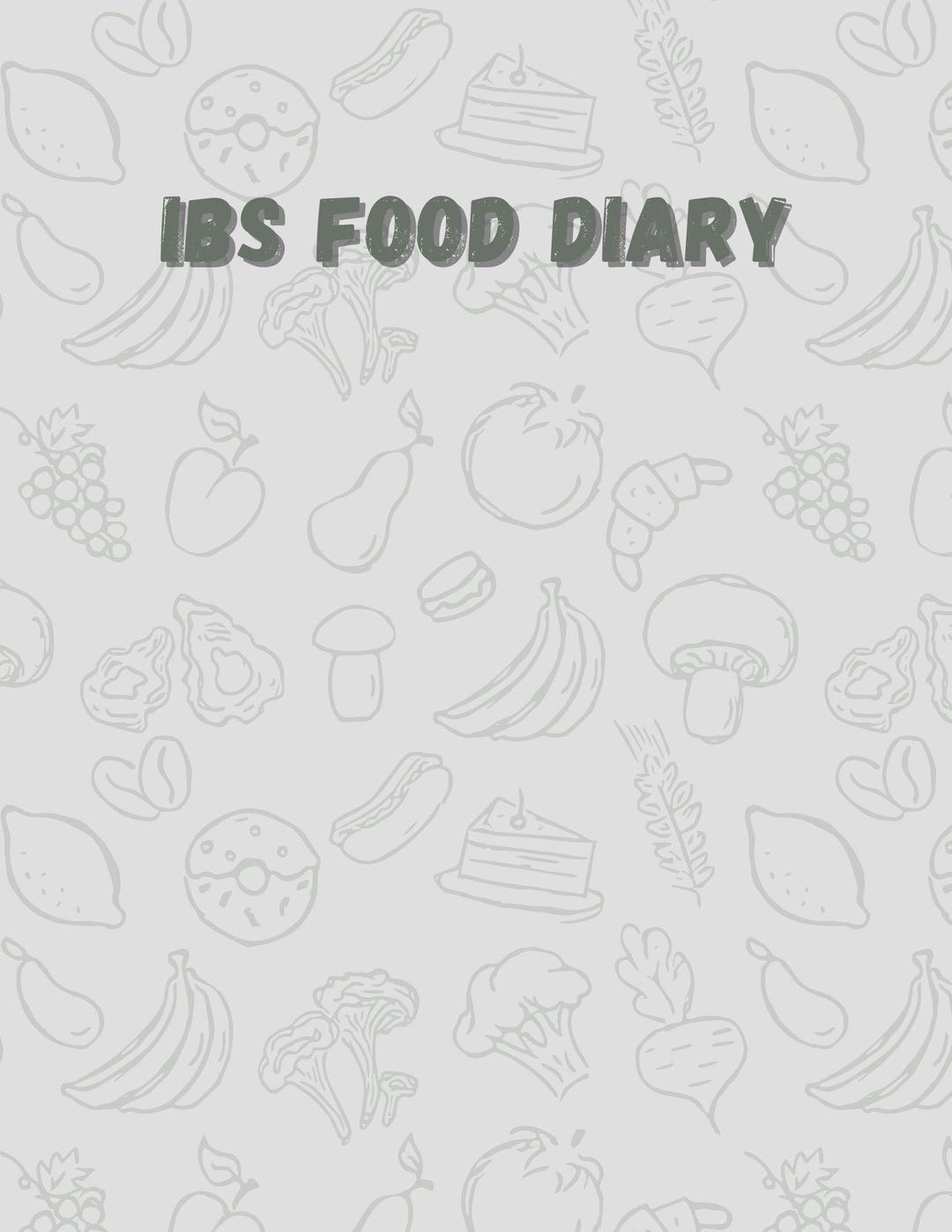 IBS Food Diary Printable | Low-fodmap Food Tracker | Gut Health Journal ...