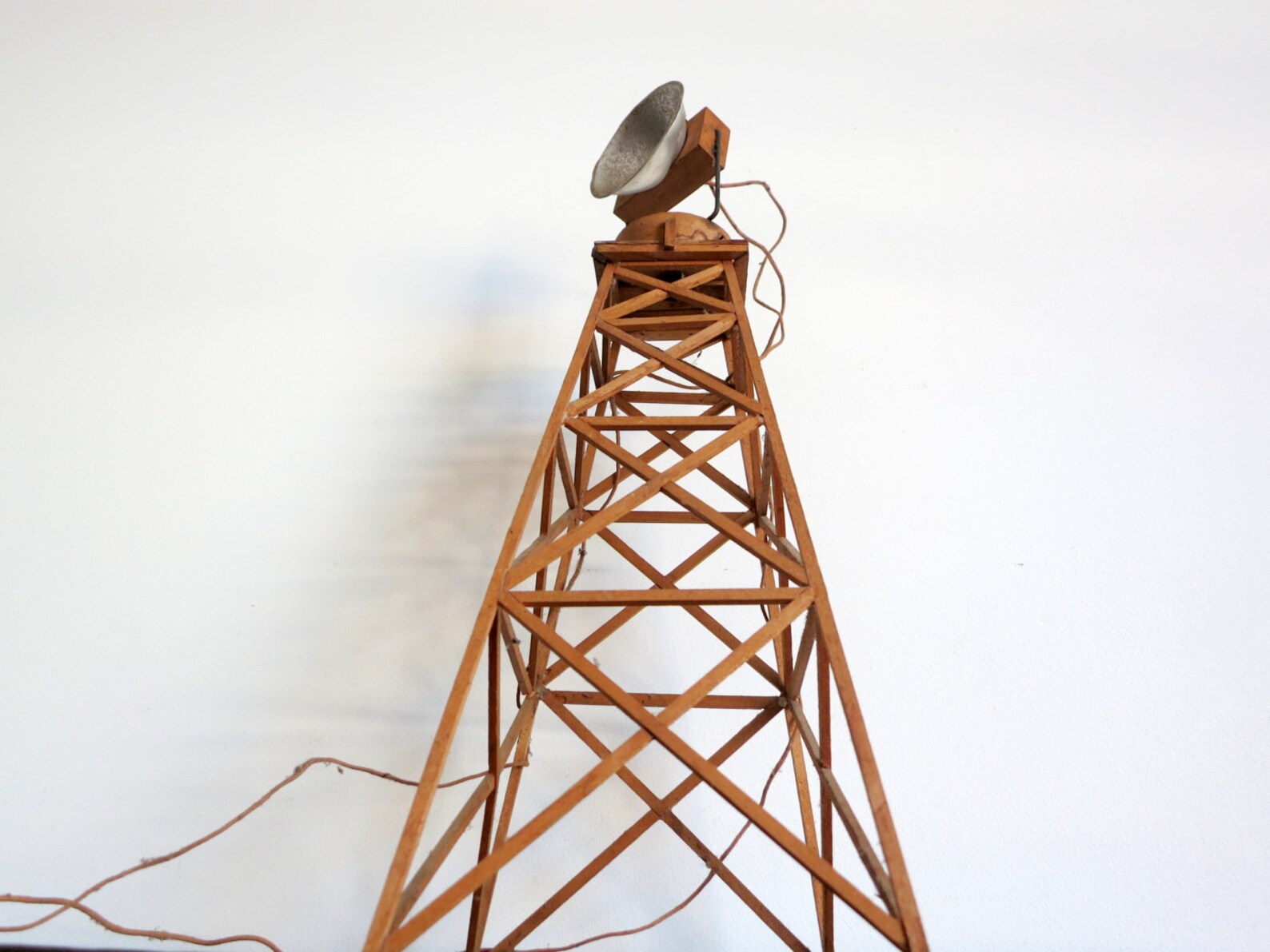 Antique Handmade Train Set Light Tower | Etsy