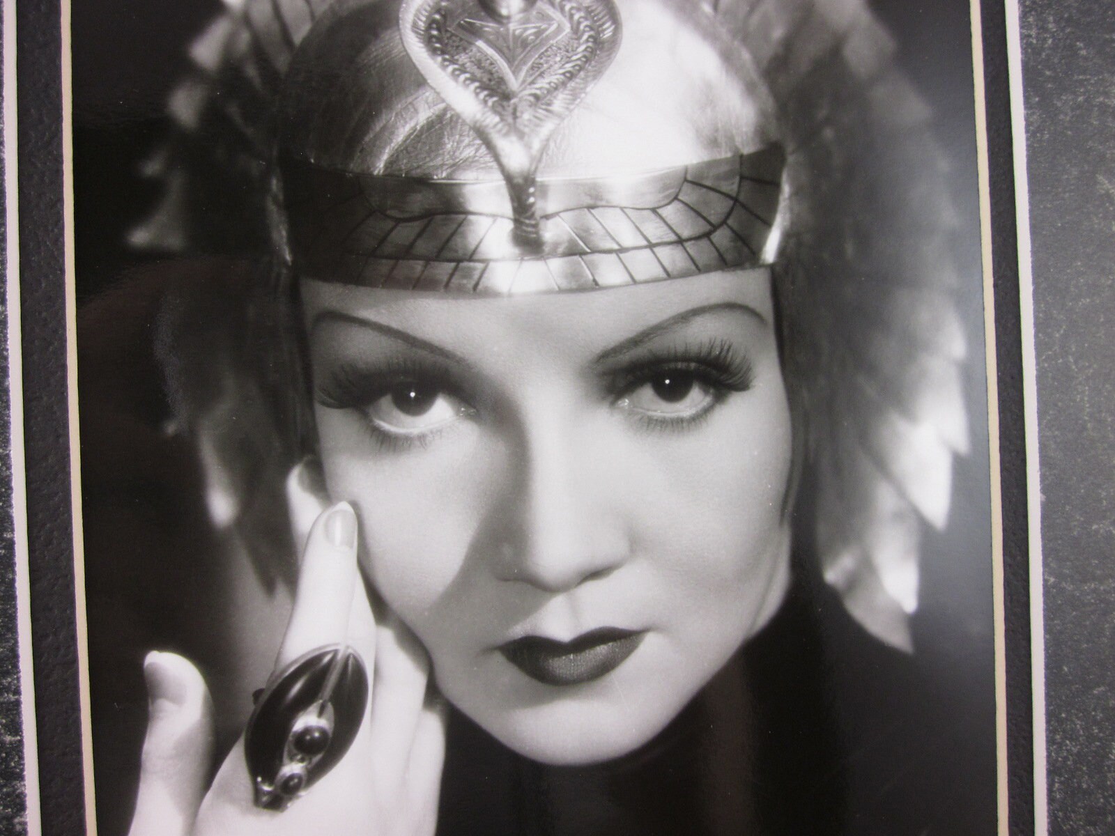 Vintage Claudette Colbert Autograph Showpiece, Cleopatra, Silver Screen ...