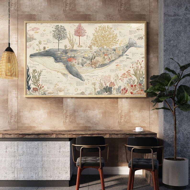 The Hidden Biome: A Naturalist’s Map Within a Whale — Illustrated Wall ...