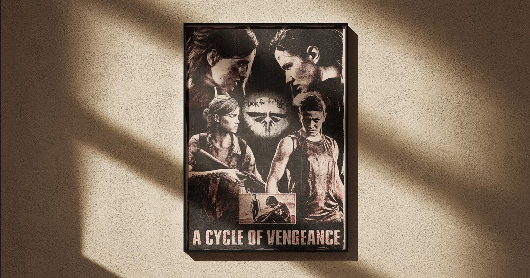 The Last of Us Ellie & Abby Poster – Printable Fan Art – TLOU 2 Gaming ...