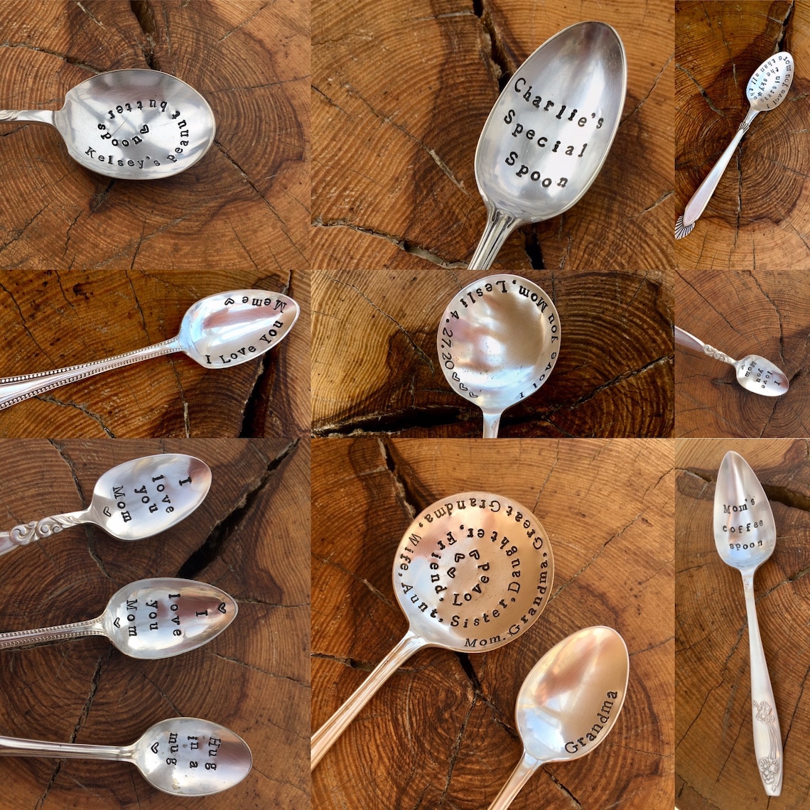 Design Your Own Hand Stamped Vintage Spoon Custom Spoon - Etsy Australia
