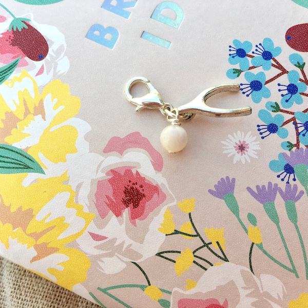 Wishbone Keychain - Etsy