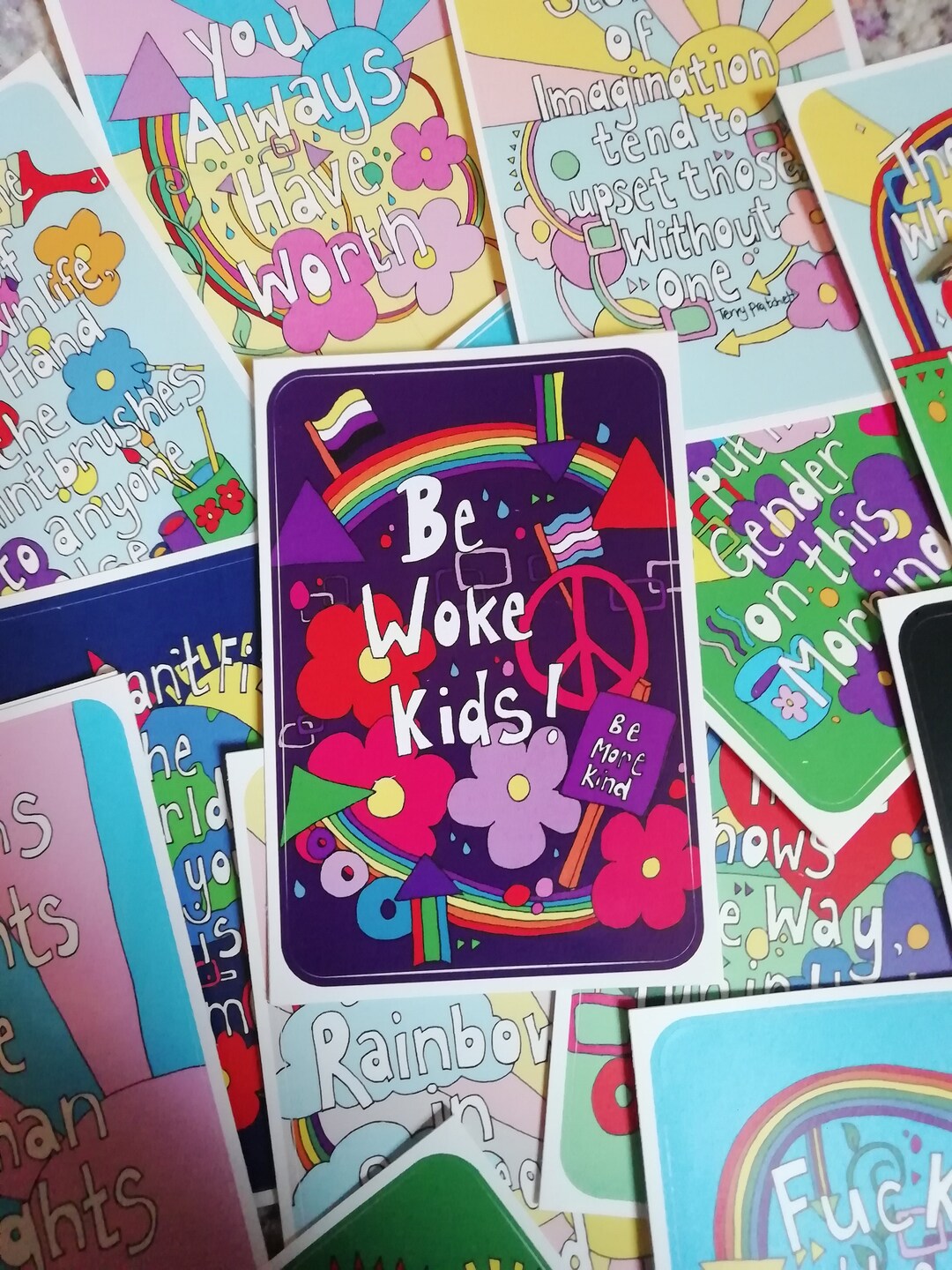 Be Woke Kids - Sticker - Etsy