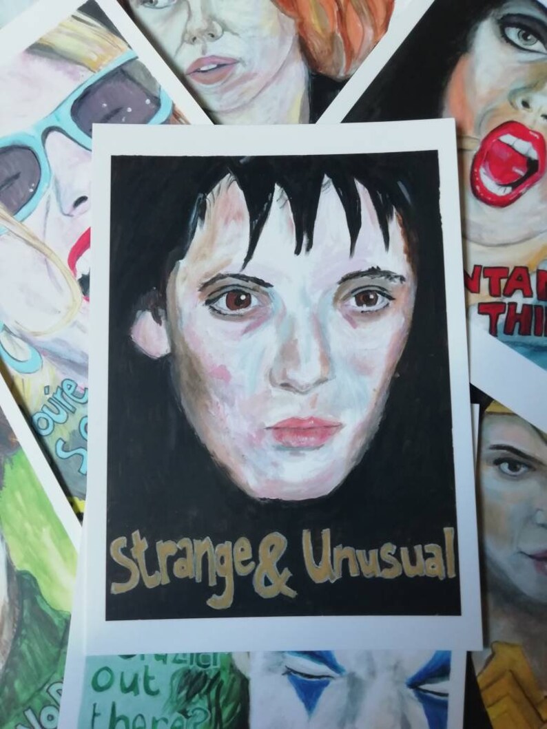 Lydia Deets Beetlejuice Winona Ryder Strange and Unusual - Etsy UK