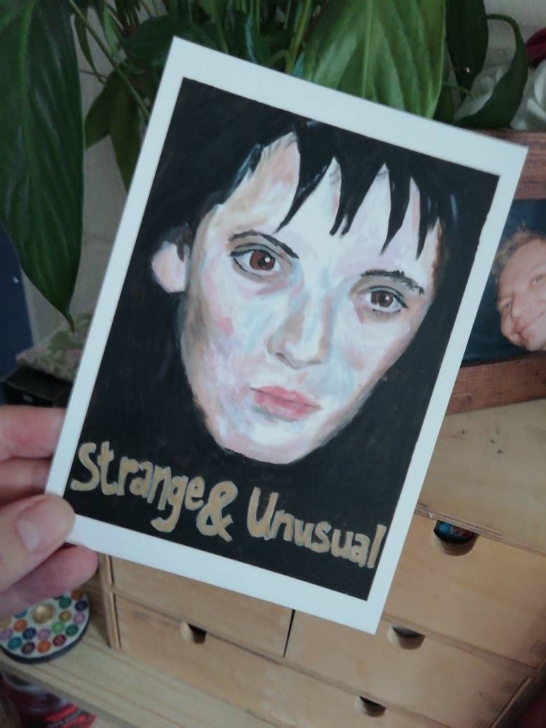 Lydia Deets Beetlejuice Winona Ryder Strange and Unusual - Etsy UK